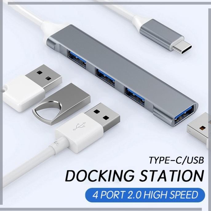 Jual USB DOCKING STATION SPLITTER TYPEC/USB MINI HUB STASIUN DOK ...