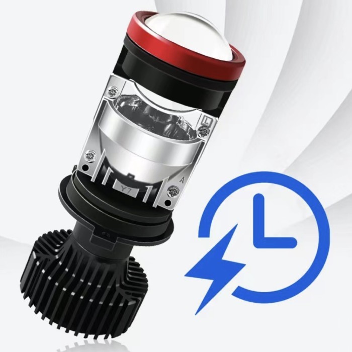 Jual Lampu Led Y7D Projie H4 Mini Projector Lens Lensa Mobil Motor ...