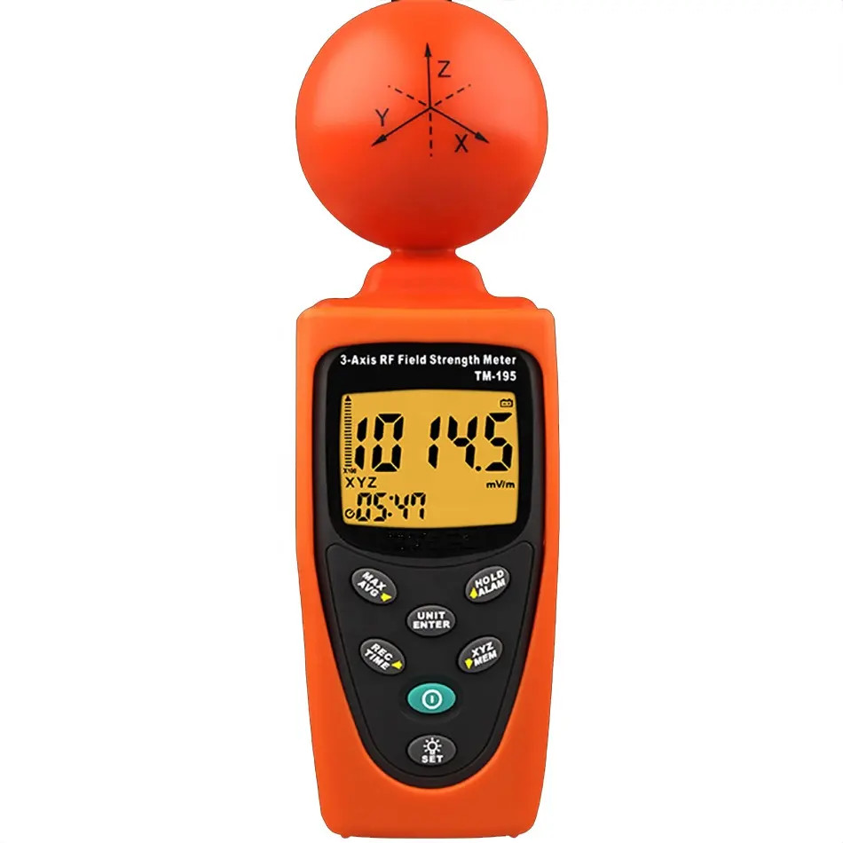 Jual REYES TENMARS TM-195 3-Axis RF Field Strength Meter High-frequency electromagnetic ...