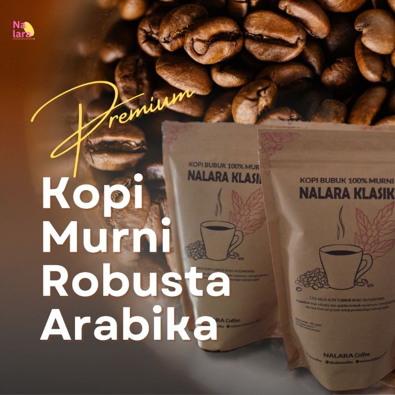 Jual Kopi Bubuk Murni Nalara Klasik 150gram | Shopee Indonesia