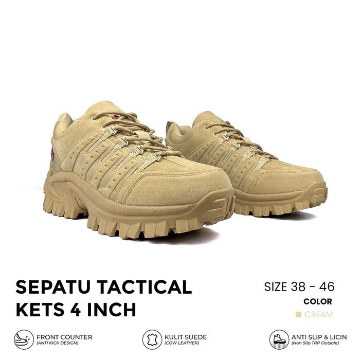 Jual SEPATU TACTICAL KETS 511 4 inch GURUN Boots Shoes Merah Pria ...