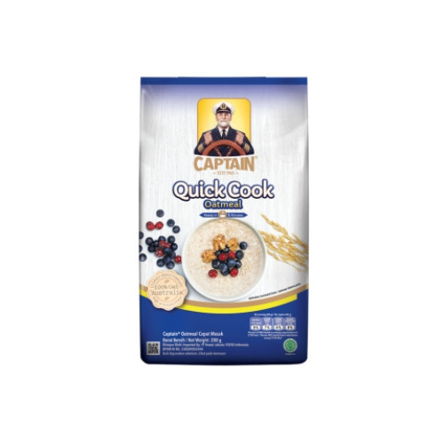 Jual Captain Oats Quick Cook Oatmeal 200Gr/Pc | Shopee Indonesia
