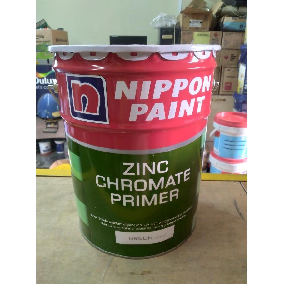Jual Cat Dasar Meni Nippon Zinc Chromate Primer 20 Kg | Shopee Indonesia