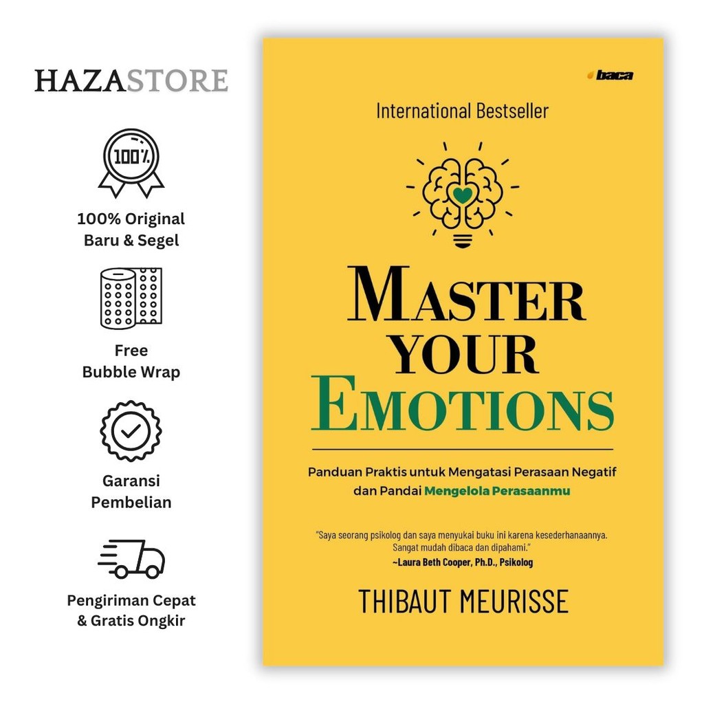 Jual Buku Master Your Emotions - Thibaut Meurisse - Penerbit Baca 100% Original | Shopee Indonesia