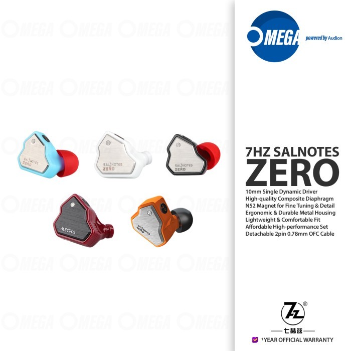 Jual 7HZ/7HERTZ SALNOTES ZERO 10mm Single Dynamic Driver 2pin In-ear ...