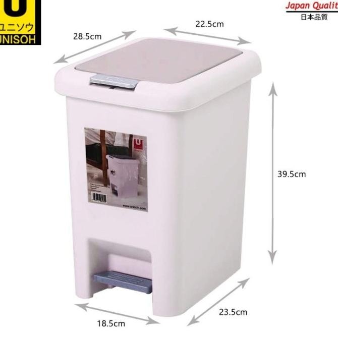 Jual Unisoh Tempat Sampah Injak Segi 10 Liter Original Dan Terpercaya | Shopee Indonesia