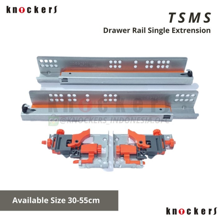 Jual Rel Tandem UNDERMOUNT SOFT CLOSING SINGLE SLIDE / TSMS / KNOCKERS ...