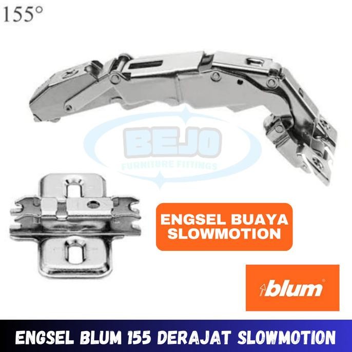 Jual Engsel Blum Buaya/Robot 155 Derajat Blum Slowmotion Engsel Sudut ...