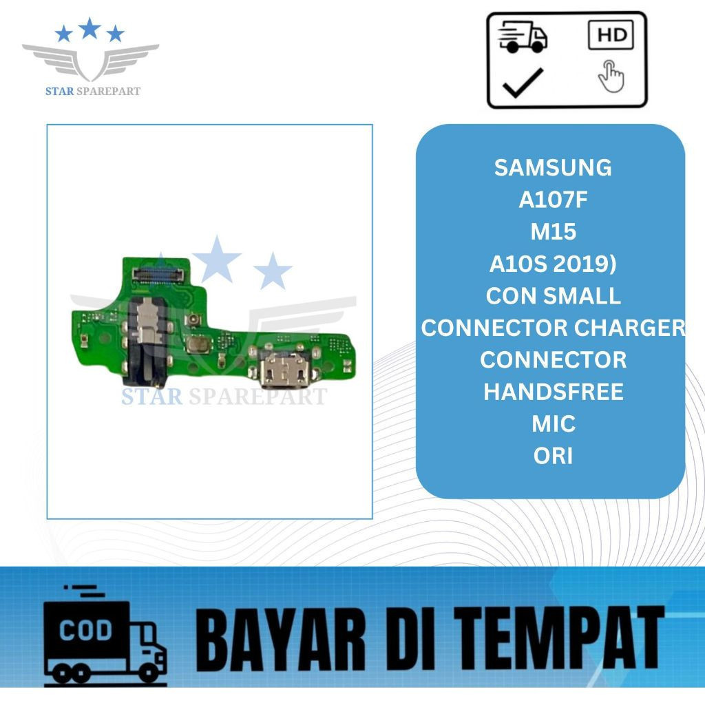 Jual FLEXIBEL SAMSUNG A107F ( VERSI M15 / CONNECTOR SMALL) + CONNECTOR CHARGER + CONNECTOR ...