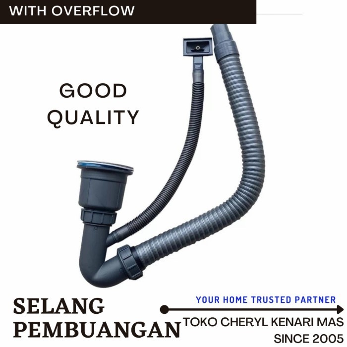 Jual AFUR BAK CUCI PIRING 1 BAK KITCHEN SINK SINGLE PLUS OVERFLOW ...