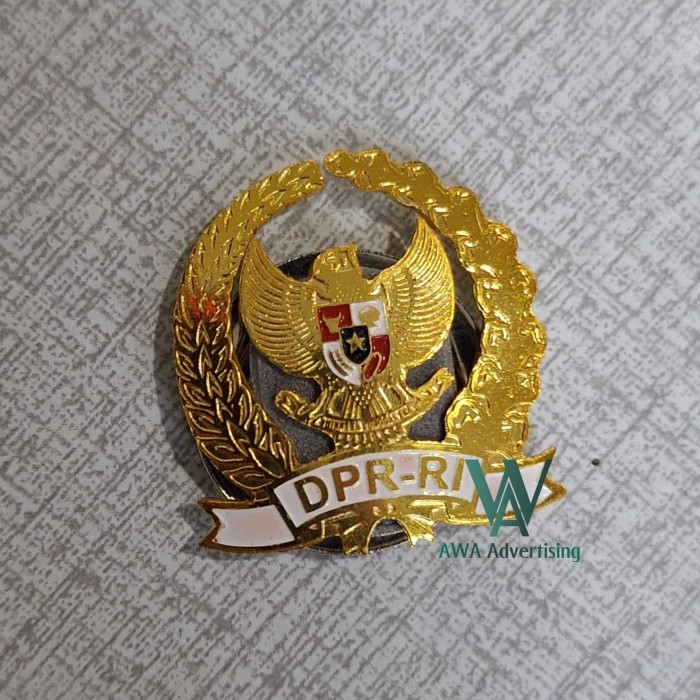 Jual Pin magnet Logo DPR RI, DPD, MPR kuningan sepuh emas | Shopee ...