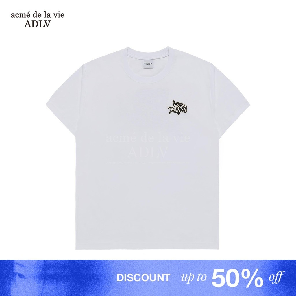 Jual [ADLV] Graffiti Font Logo Short Sleeve T-Shirt (Overseas Exclusive ...