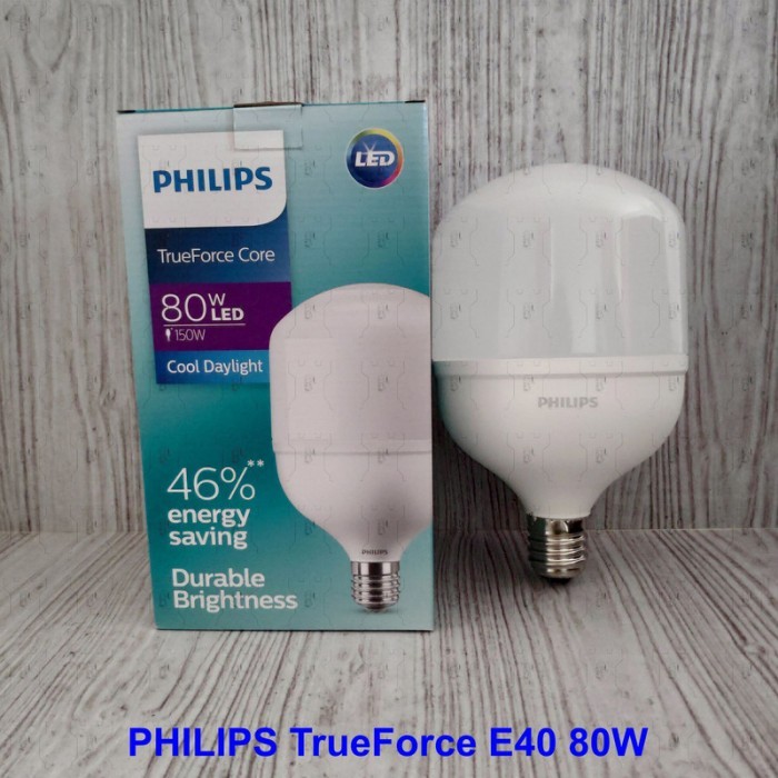 Jual Philips Lampu LED Bulb Trueforce 80W E40 6500K Putih | Shopee Indonesia