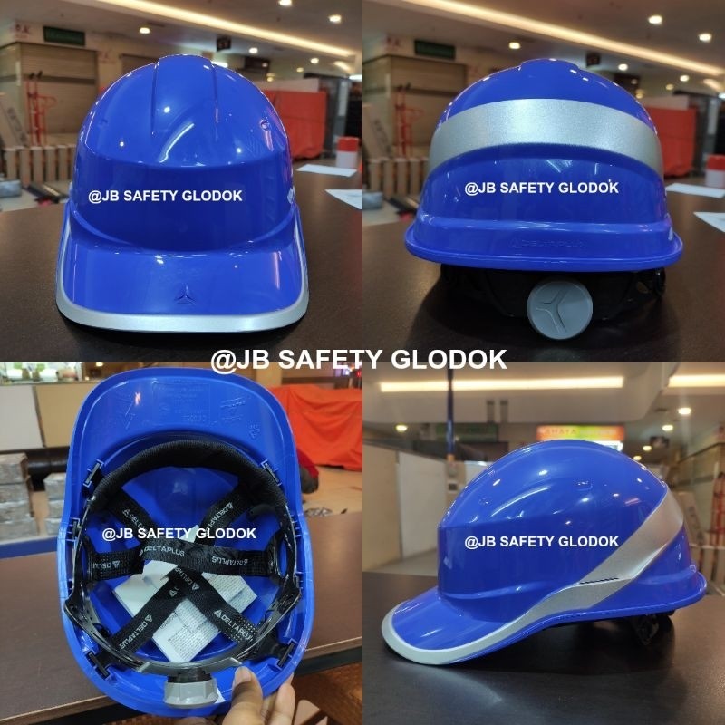 Jual Kejar Promo Helm Safety Delta Plus Venitex Warna Biru - Model ...