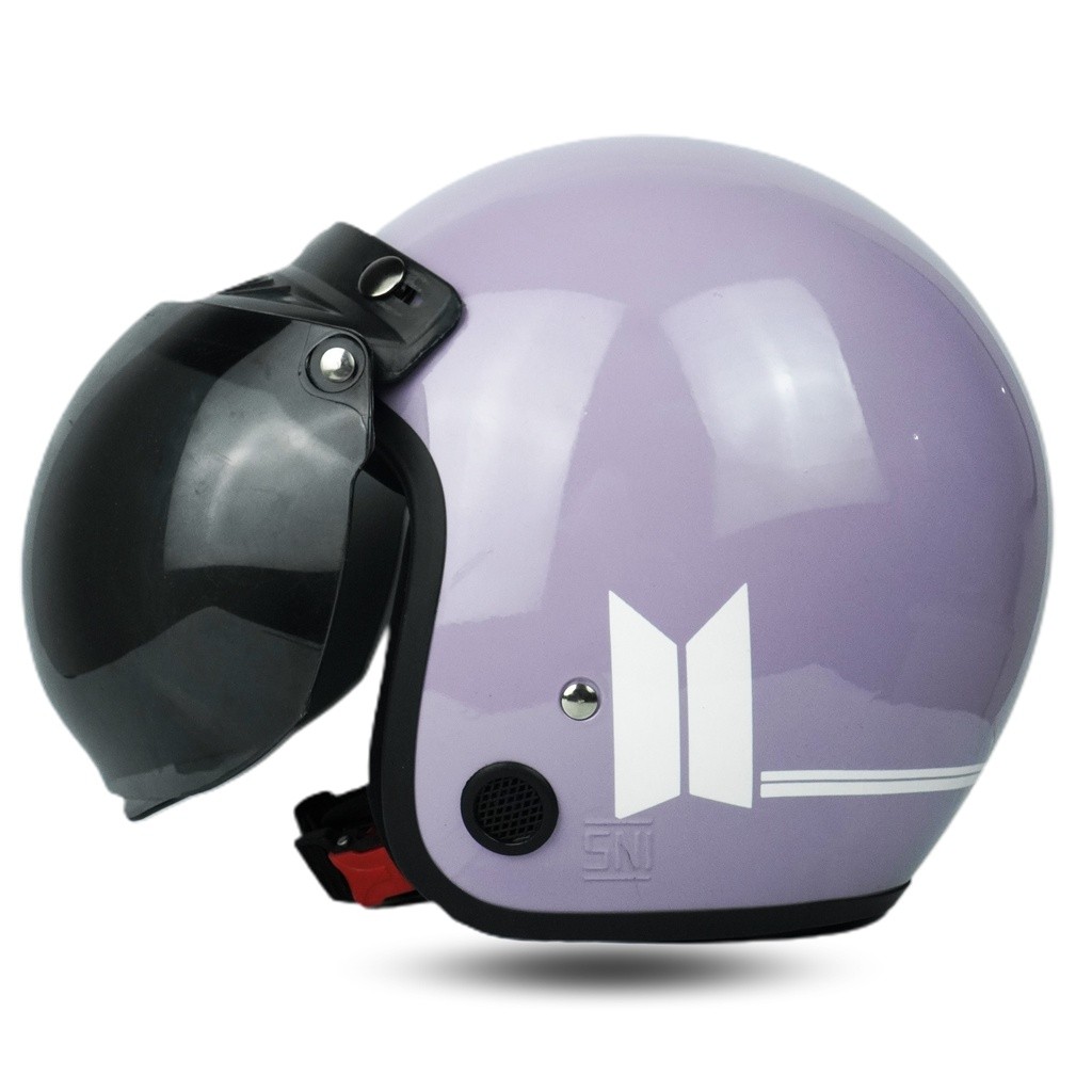 Jual Tahan Lama Helm Bogo Retro Dewasa Full Leher Wanita Pria Motor Sni ...