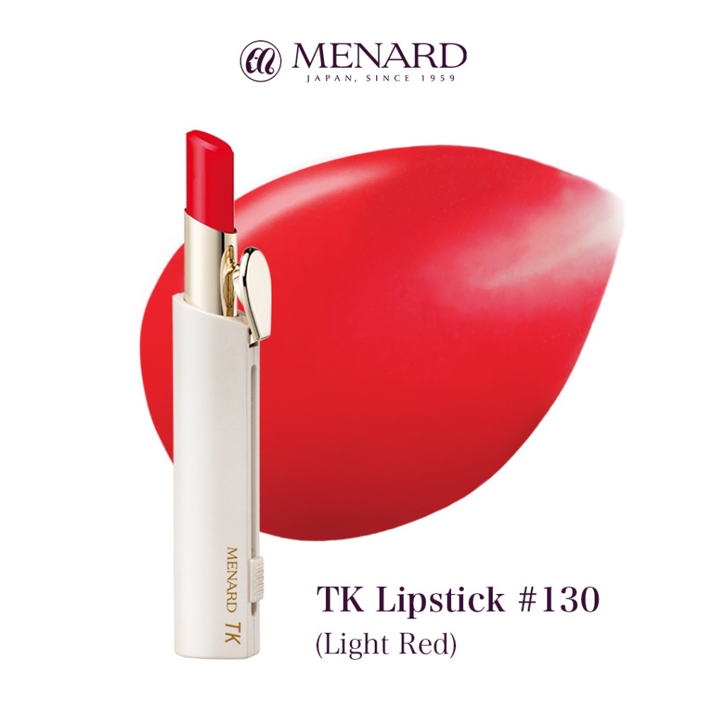 Jual MENARD One Touch Lipstick TK #130 Light Red (3.2 g) | Shopee Indonesia