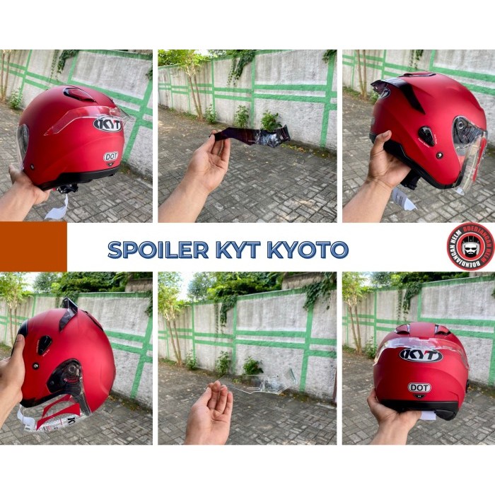 Jual TERBARU SPOILER KYT KYOTO - KYT KYOTO SPOILER 2D - SPOILER HELM ...