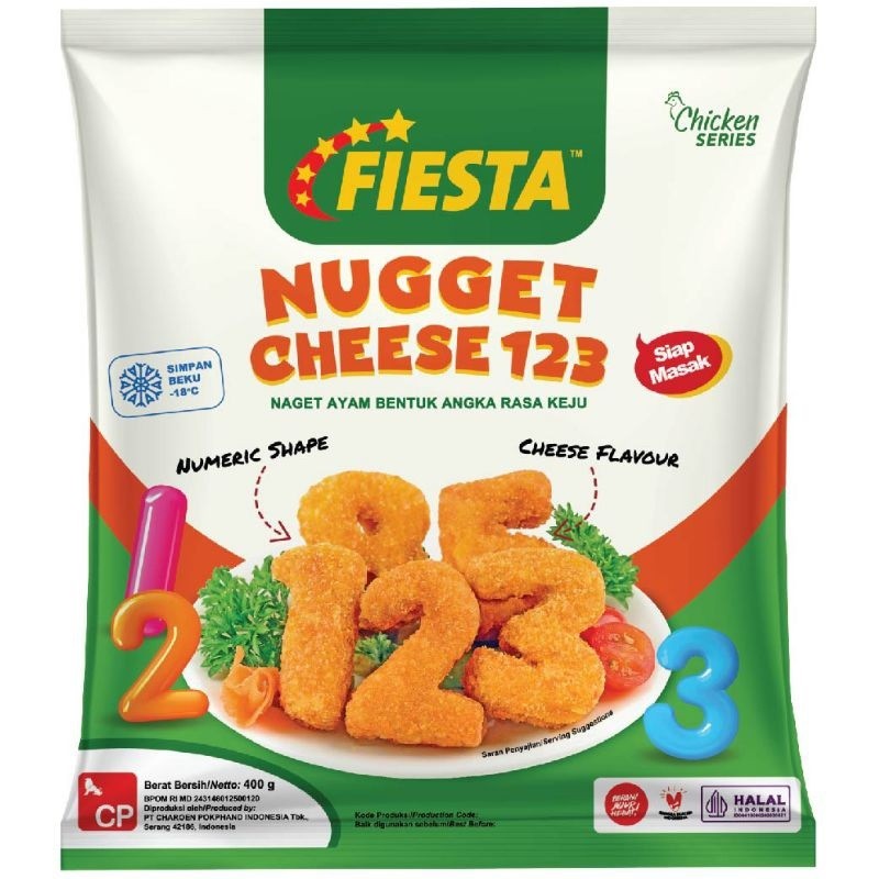 Jual FIESTA NUGGET CHEESE 123 400GR | Shopee Indonesia