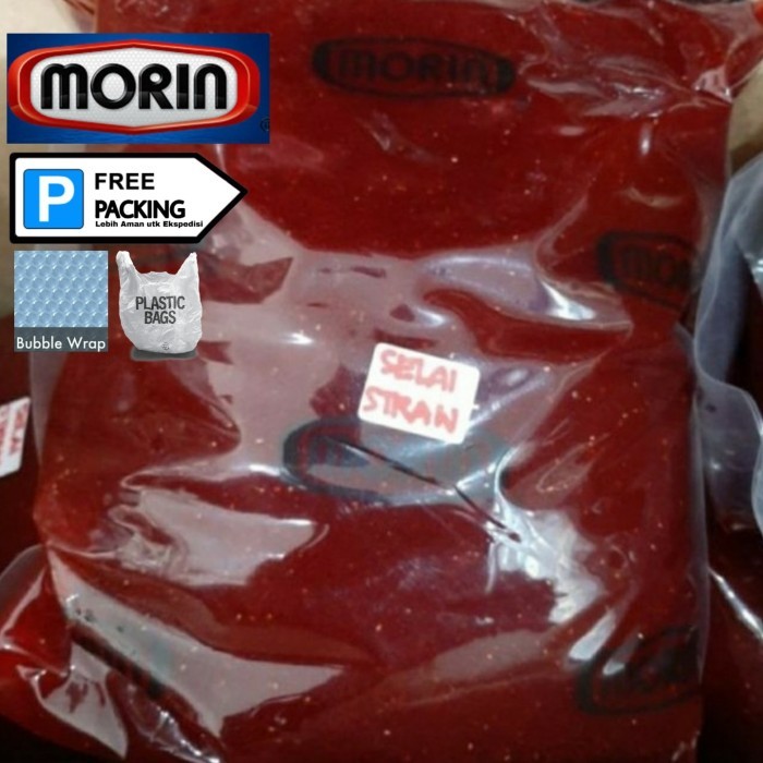 Jual Selai Morin Strawberry Jam Spread Refill Pouch 2 Kg Ready | Shopee ...