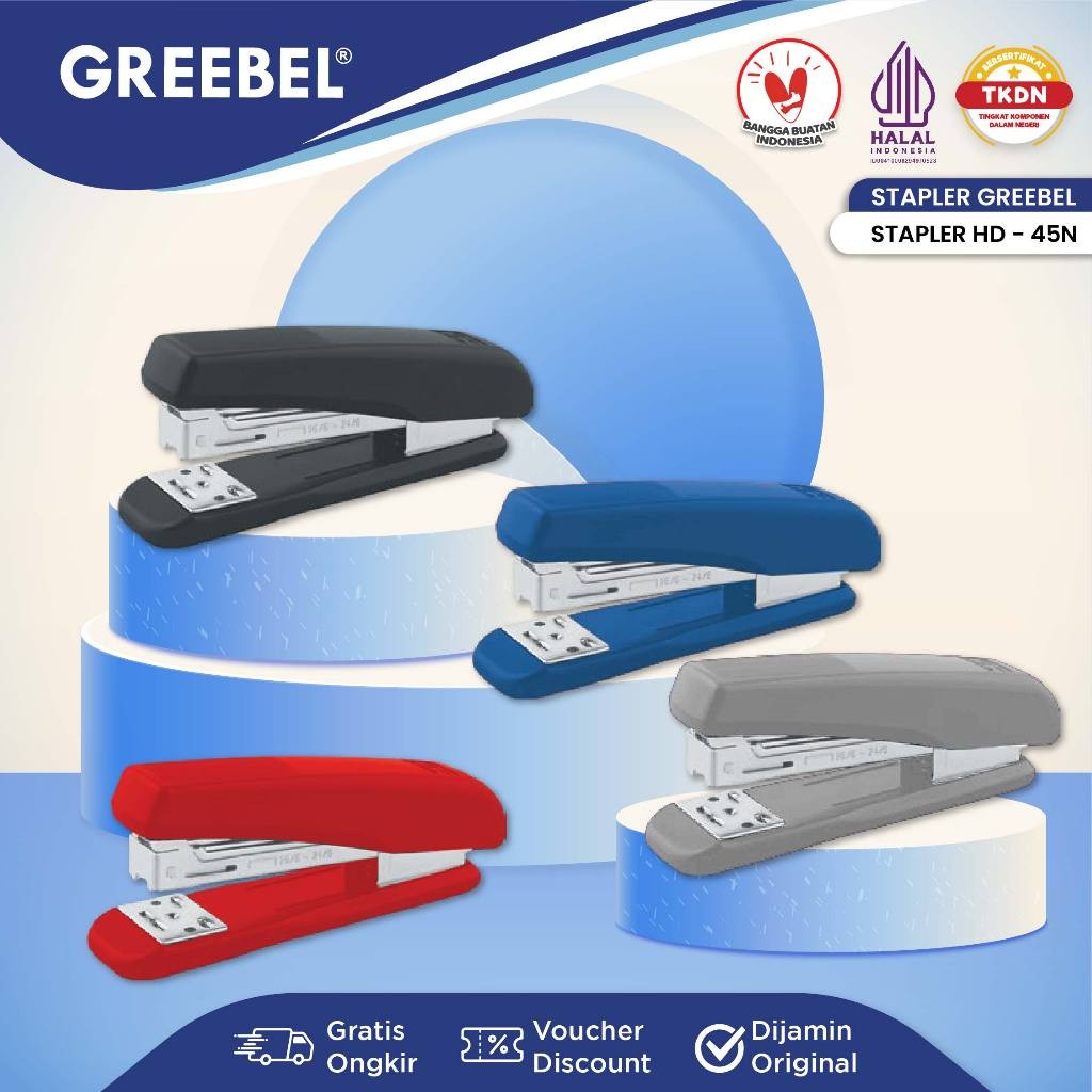 Jual GREEBEL Stapler / Staples Steples Hekter Greebel HD-45N | Shopee ...