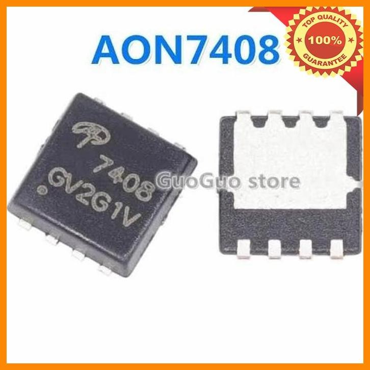Jual [SRE] 7408 AON7408 Mosfet IC N-Channel SMD QFN-8 23A 30V AO AO7408 | Shopee Indonesia