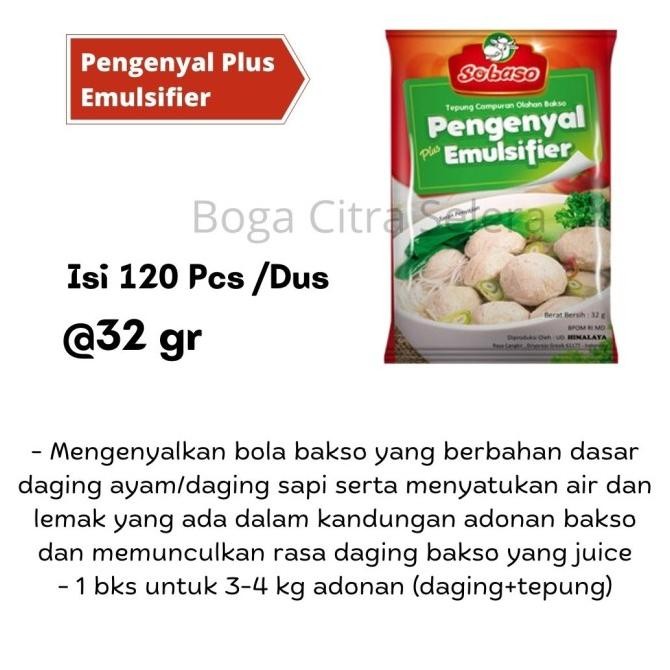 Jual New Sobaso Tepung Pengenyal Emulsifier Bakso (1 Pack) | Shopee ...