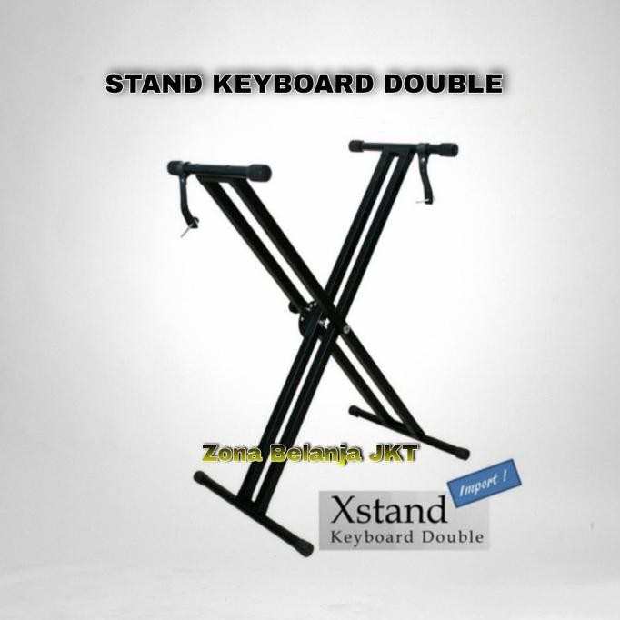 Jual Stand Keyboard Double Silang / Standing Keyboard Piano Digital ...