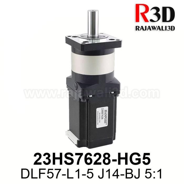 Jual Stepper Motor Gear High Torque Nema 23 Gearbox 23HS7628-HG5-Planetary Gear 5-1 Nema23 Gear ...