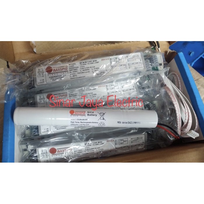 Jual Baterai Emergency + Module /Conversion Kit merk Maxspid tipe MEM/M ...