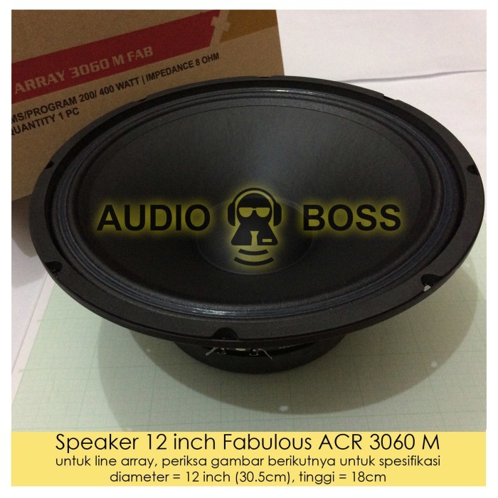 Jual Speaker Acr 12" Fabulous 3060 Acr 12 Inch Fabulous / 12" Fabulus ...
