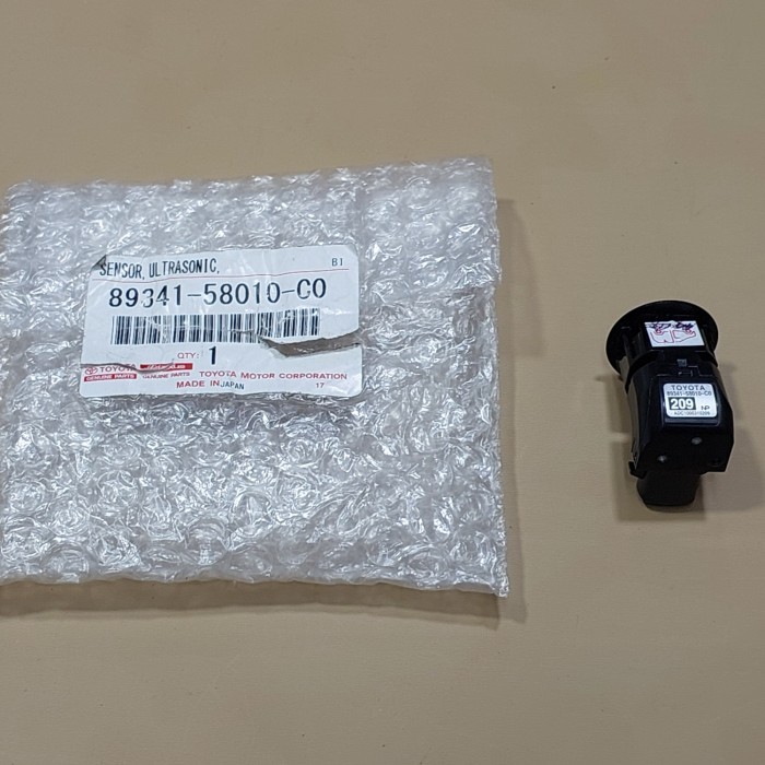 Jual 89341-58010-C0 Sensor Parkir, Sensor Mundur Bumper Alphard Hitam ...