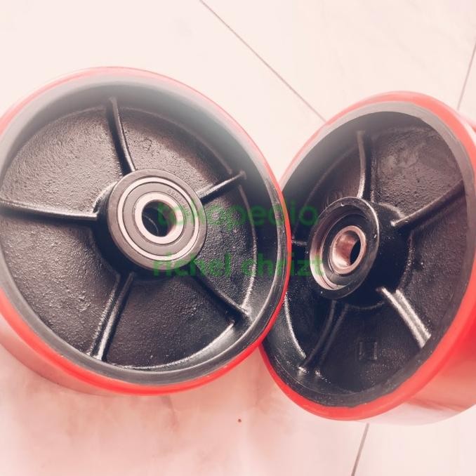 Jual RODA HAND PALLET 3 TON PU 180 X 50 / 7" / HAND LIFT WHEEL ...