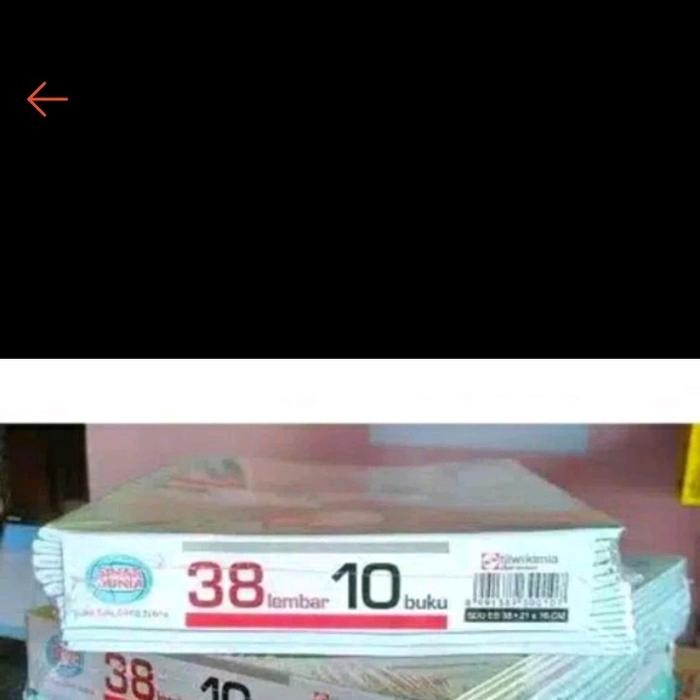 Jual CUCI GUDANG BUKU TULIS SIDU EB 38 LEMBAR 1 PAK ISI 10 BUAH BUKU ...