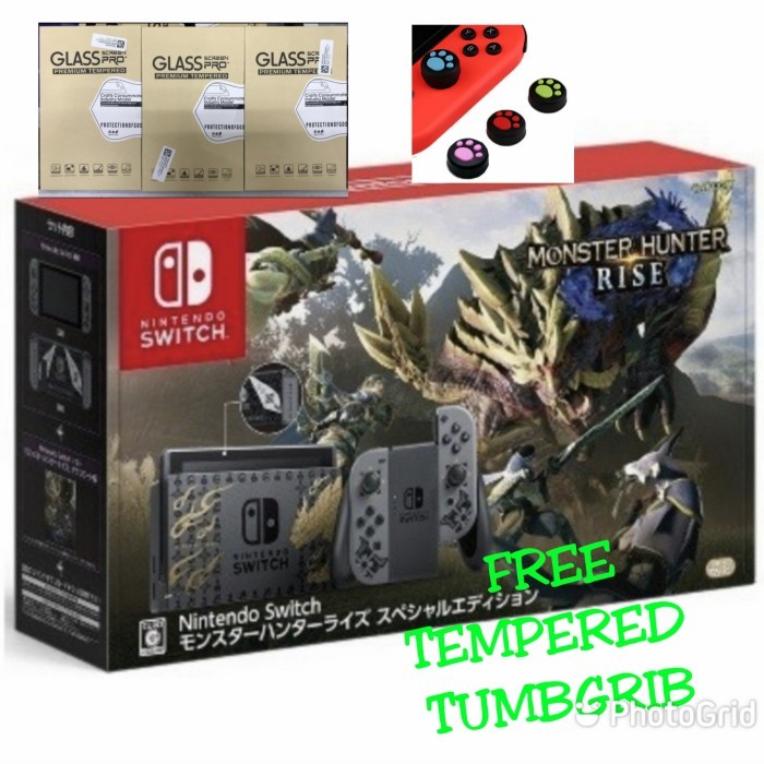 Jual nintendo switch console monster hunter rise edition / switch v2 ...