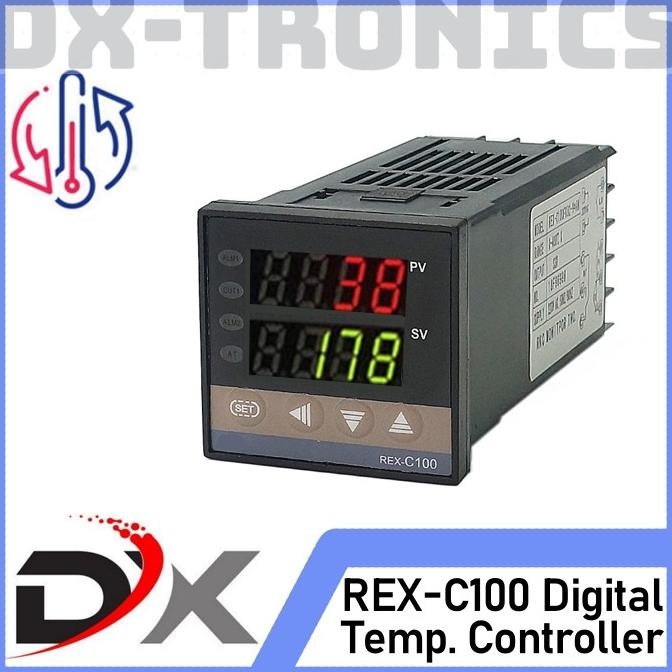 Jual TERBARU PID REX C100 TEMPERATURE CONTROLLER THERMOSTAT C-100 C 100 !!!!! | Shopee Indonesia