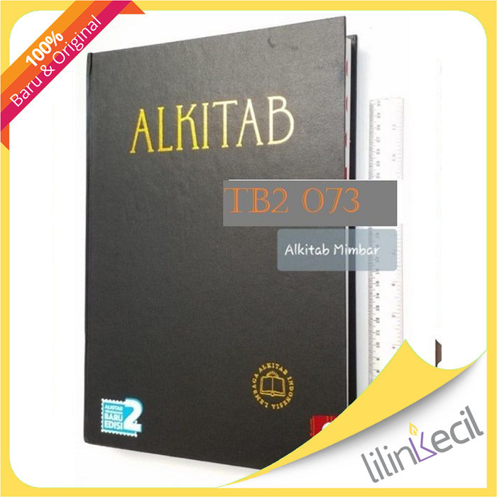 Jual Alkitab Mimbar / Alkitab Keluarga Ukuran Besar (TB 073 TI Hard ...