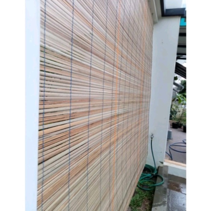 Jual NPR - KREY TIRAY BAMBU SAWIT KEREI TIRAI OUTDOOR UKURAN 2X2M PAKET KEREKAN | Shopee Indonesia