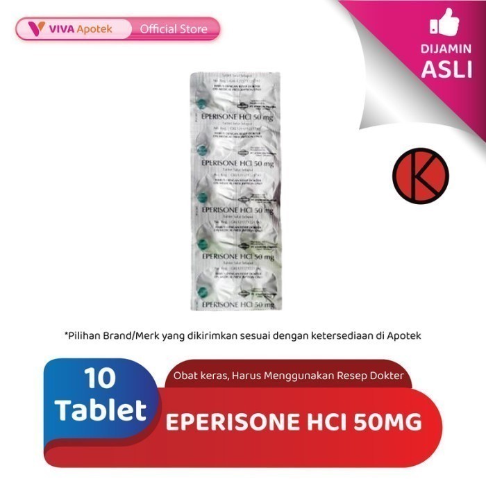 Jual Eperisone HCI 50mg (10 Tablet) | Shopee Indonesia