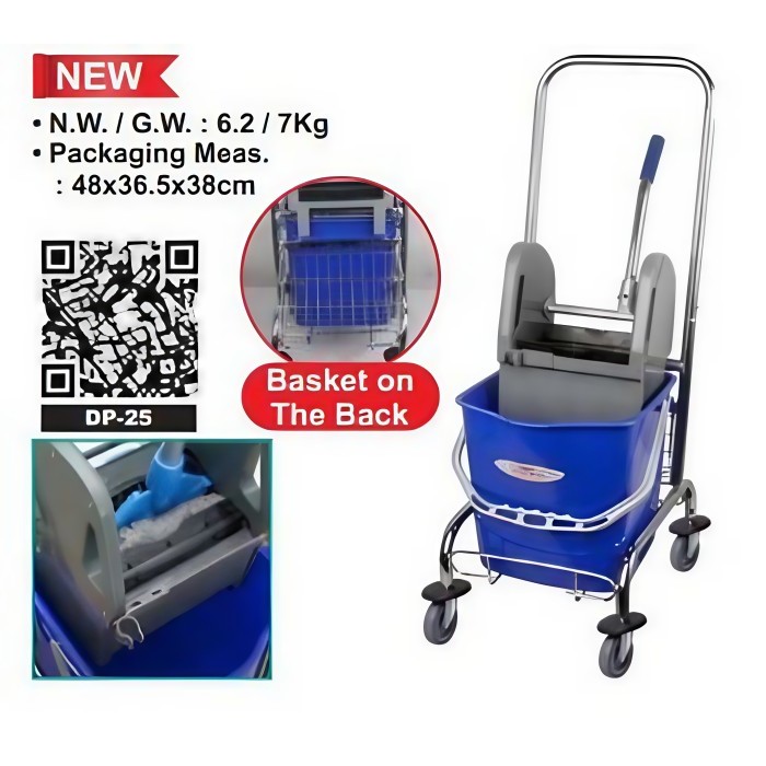 Jual WIPRO - SINGLE MOP TROLLEY (DP-25) | Shopee Indonesia