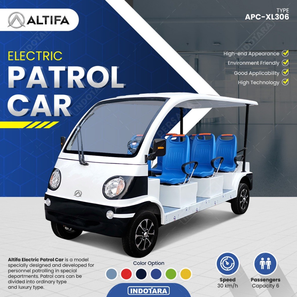 Jual Mobil Listrik Patroli / Electric Patrol Cart Altifa APC-XL306 ...