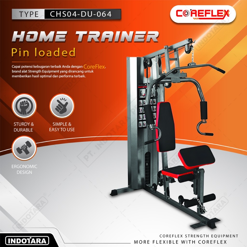 Jual Alat Gym Multifungsi Coreflex - Single Station Home Trainer CHS04-DU-064 | Shopee Indonesia