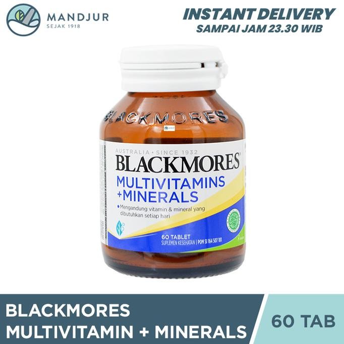Jual Blackmores Multivitamin & Minerals - Isi 60 Tablet | Shopee Indonesia