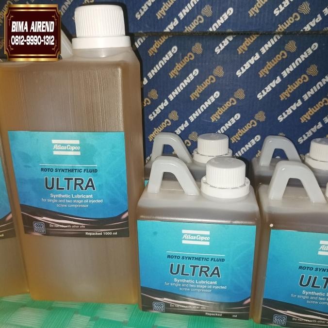 Jual Oli Supercharger Roto Synthetic Fluid ULTRA Atlas Copco Repacked ...