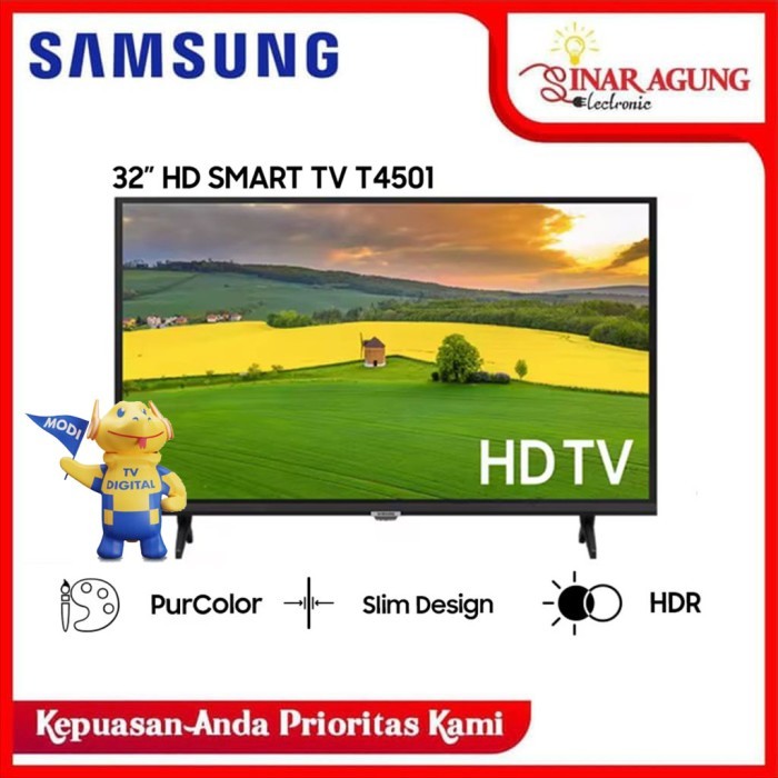 Jual SAMSUNG Smart LED TV 32 Inch T4500 - UA32T4500AKXXD | Shopee Indonesia