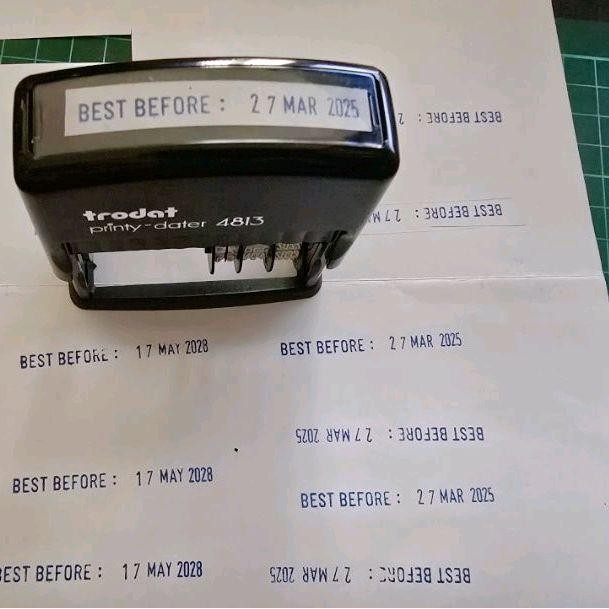 Jual STEMPEL EXPIRED / TANGGAL KADALUARSA FREE TINTA 25ML TRODAT 4813 ...