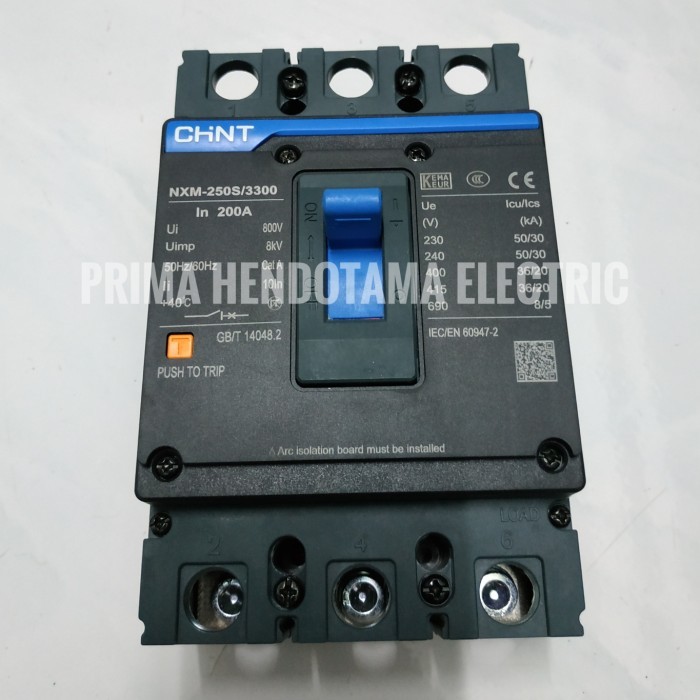 Jual HARGA DISC - MCCB CHINT 200A/3P NXM-250S/3300 Breaker CHINT 200A 3 Pole | Shopee Indonesia