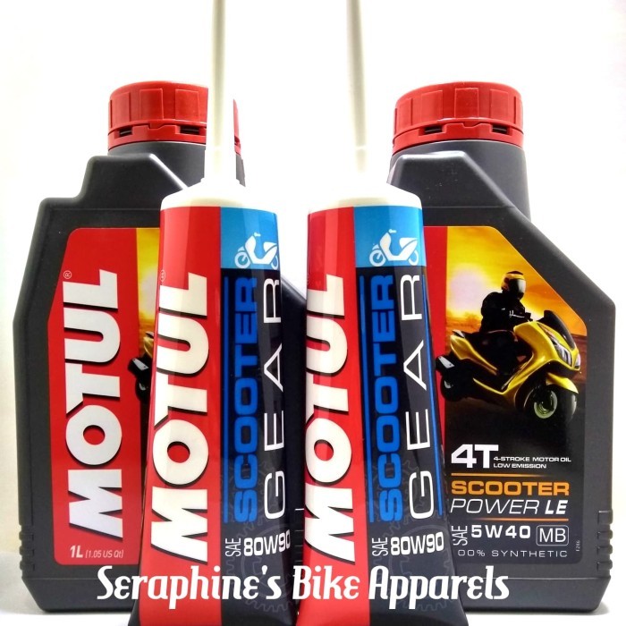 Jual TERBARU PAKET GANTI OLI YAMAHA XMAXMOTUL SCOOTER POWER LE 5W40+OLI ...