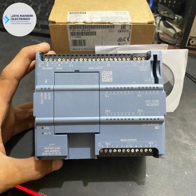 Jual SIEMENS S7-1200 PLC CPU 1214C 6ES7214-1BG40-0XB0 MURAH | Shopee ...