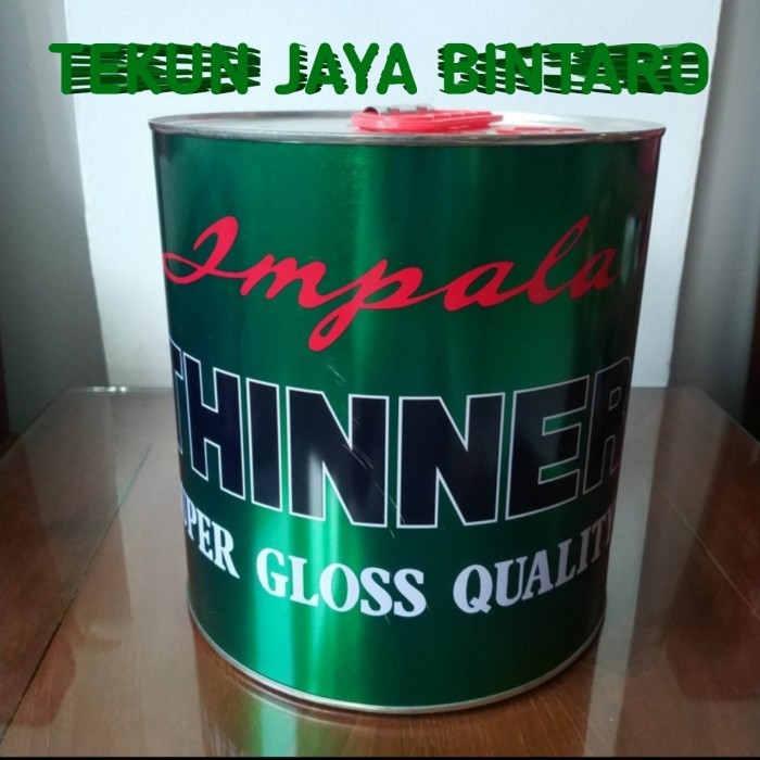 Jual Tiner Thiner Thinner Impala Hijau 5 Liter 1Galon Pengencer Cat ...