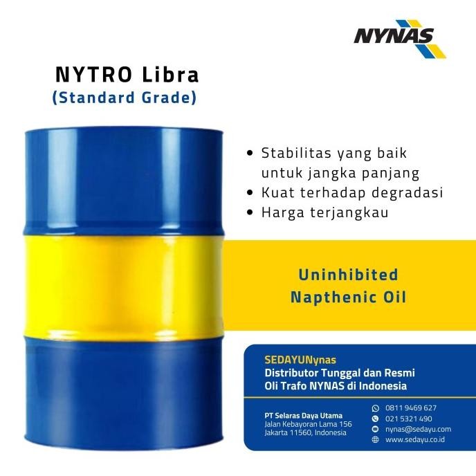 Jual Oli Trafo Nynas Nytro Libra 182kg - 208 L | Shopee Indonesia